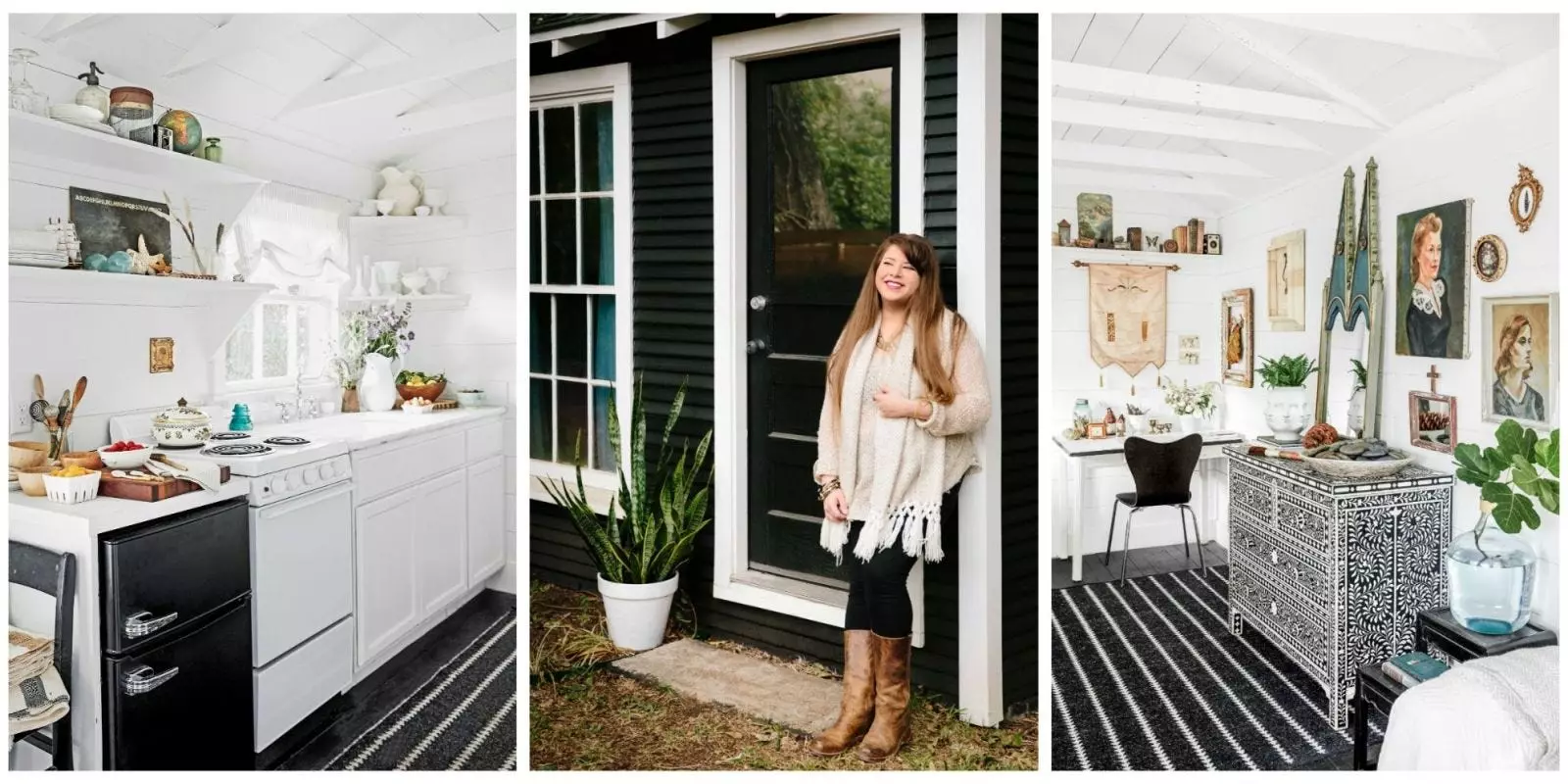 La designer de Dallas transforme deux cabanons en une magnifique escapade dans le jardin - She Shed Decorating Ideas