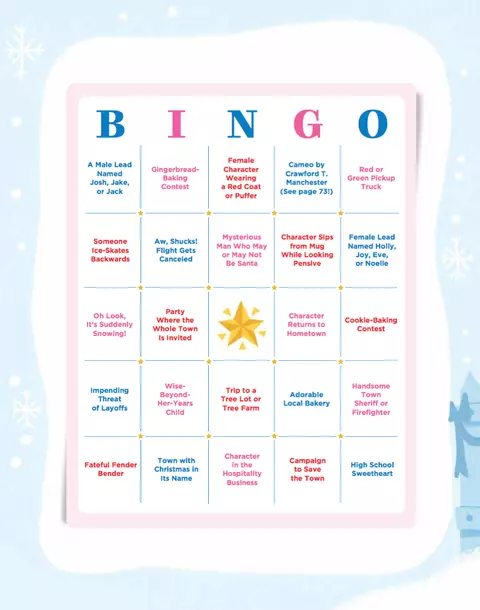 Ihe nkiri ekeresimesi Hallmark Bingo - Egwuregwu Bingo ezumike efu