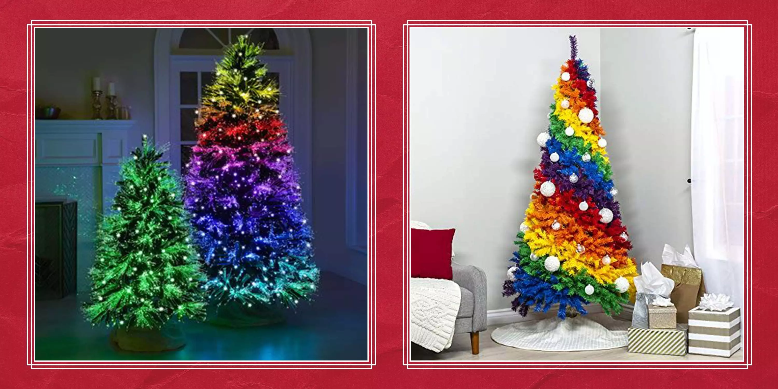 10 beste regenboogkerstbomen 2019 - Koop hier kunstmatige regenboogkerstbomen