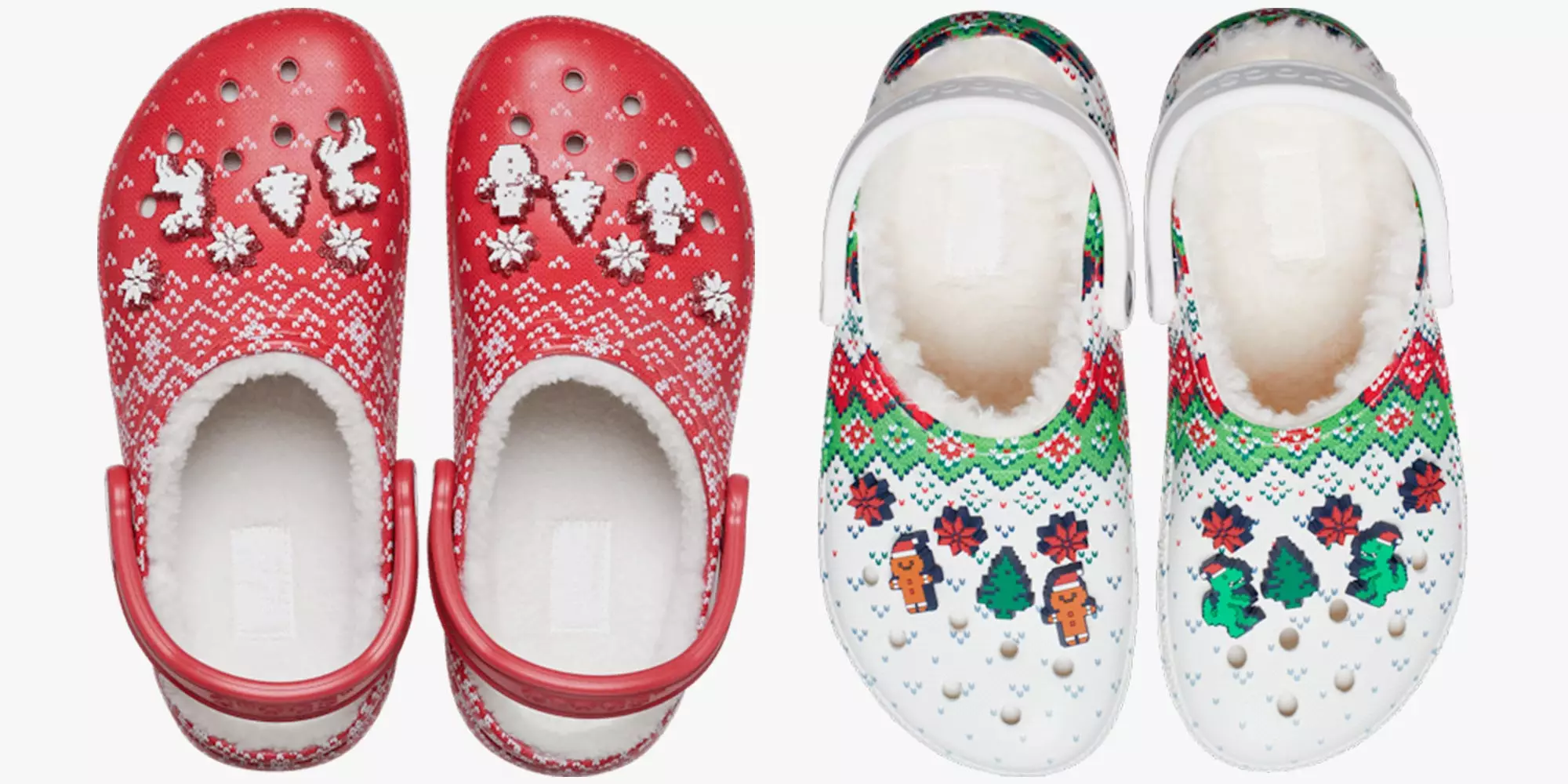 Gipagawas na lang sa Crocs ang Ilang Holiday Ugly Christmas Sweater Clogs