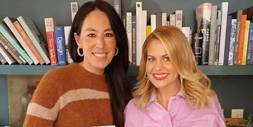 Candace Cameron Bure ar cuairt chuig Joanna Gaines i Waco, Texas