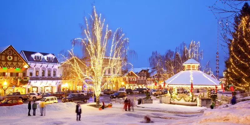 55 meilleures villes de Noël aux États-Unis - Meilleures villes de Noël en Amérique